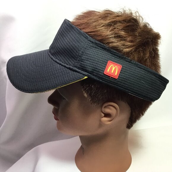McDonald's | Accessories | Mcdonalds Visor Hat Employee Snapback Cap ...